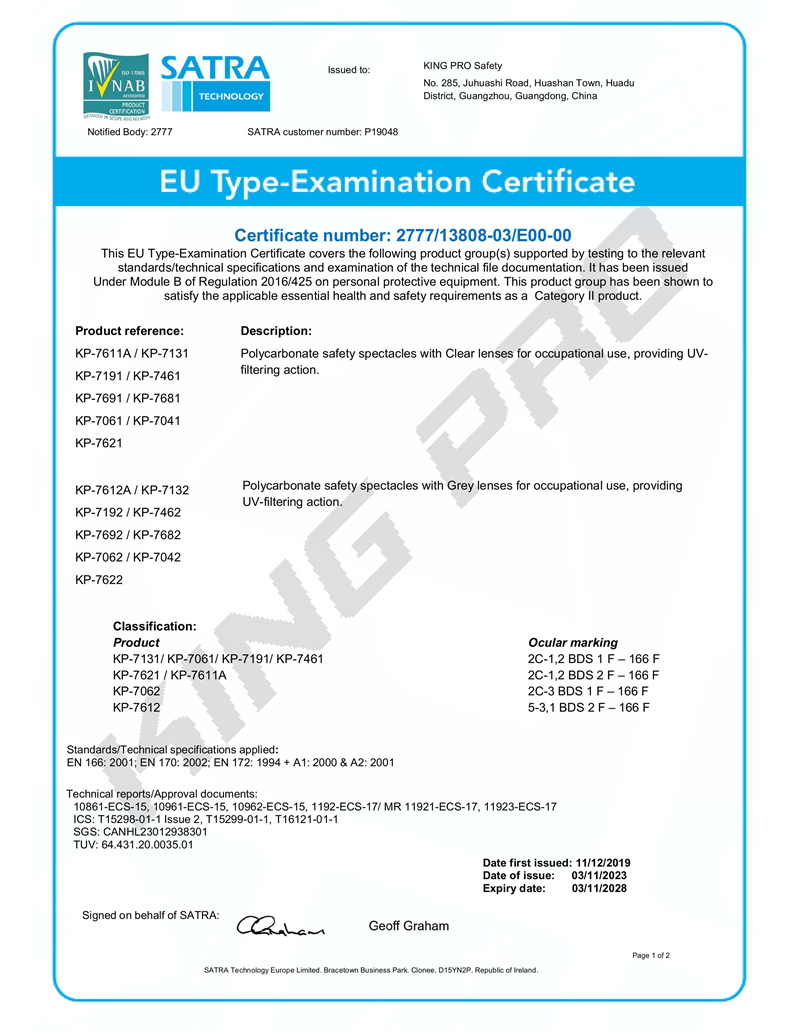 Kính chống hơi sương KingPro GUARDIAN clear